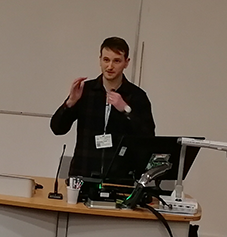 Alex Cook speaks at the British Society for Parasitology spring meeting ...