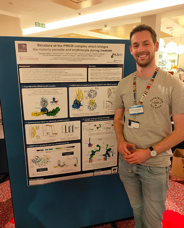 Brendan Farrell wins poster prize at BCA winter meeting | Higgins Lab