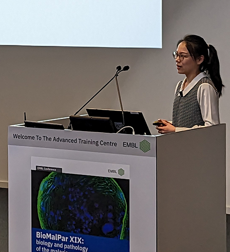 Kuang-Ting and Brendan appearing at BioMalPar XIX | Higgins Lab